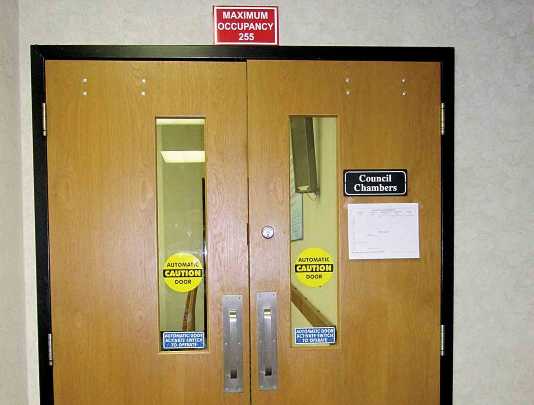 Maximum capacity for council chambers set at 255 | News, Sports, Jobs ...